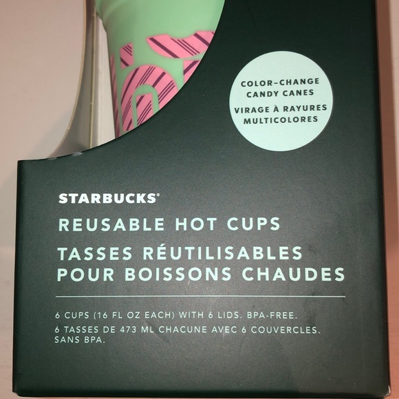 Starbucks | Other | Starbucks Color Changing Hot Cups 6 Set 220 | Poshmark